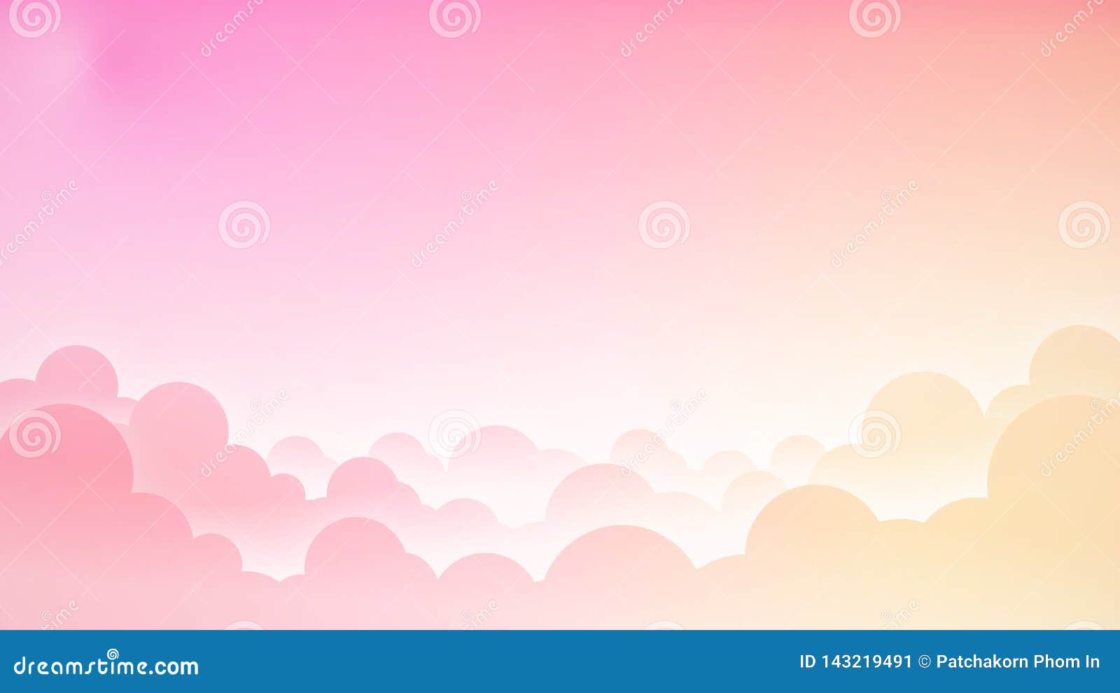 Soft Cloudy Gradient Pastel Abstract Sky Background in Sweet Color ...