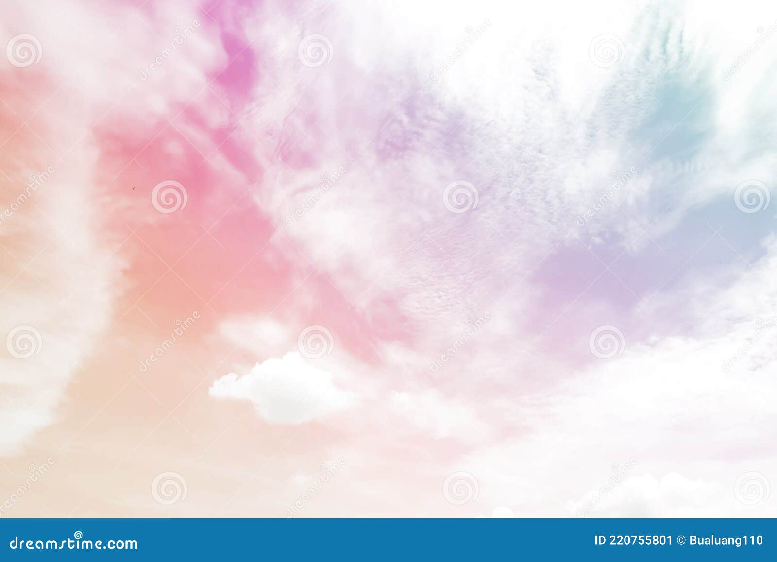 Soft Cloudy is Gradient Pastel,Abstract Sky Background in Sweet Color ...