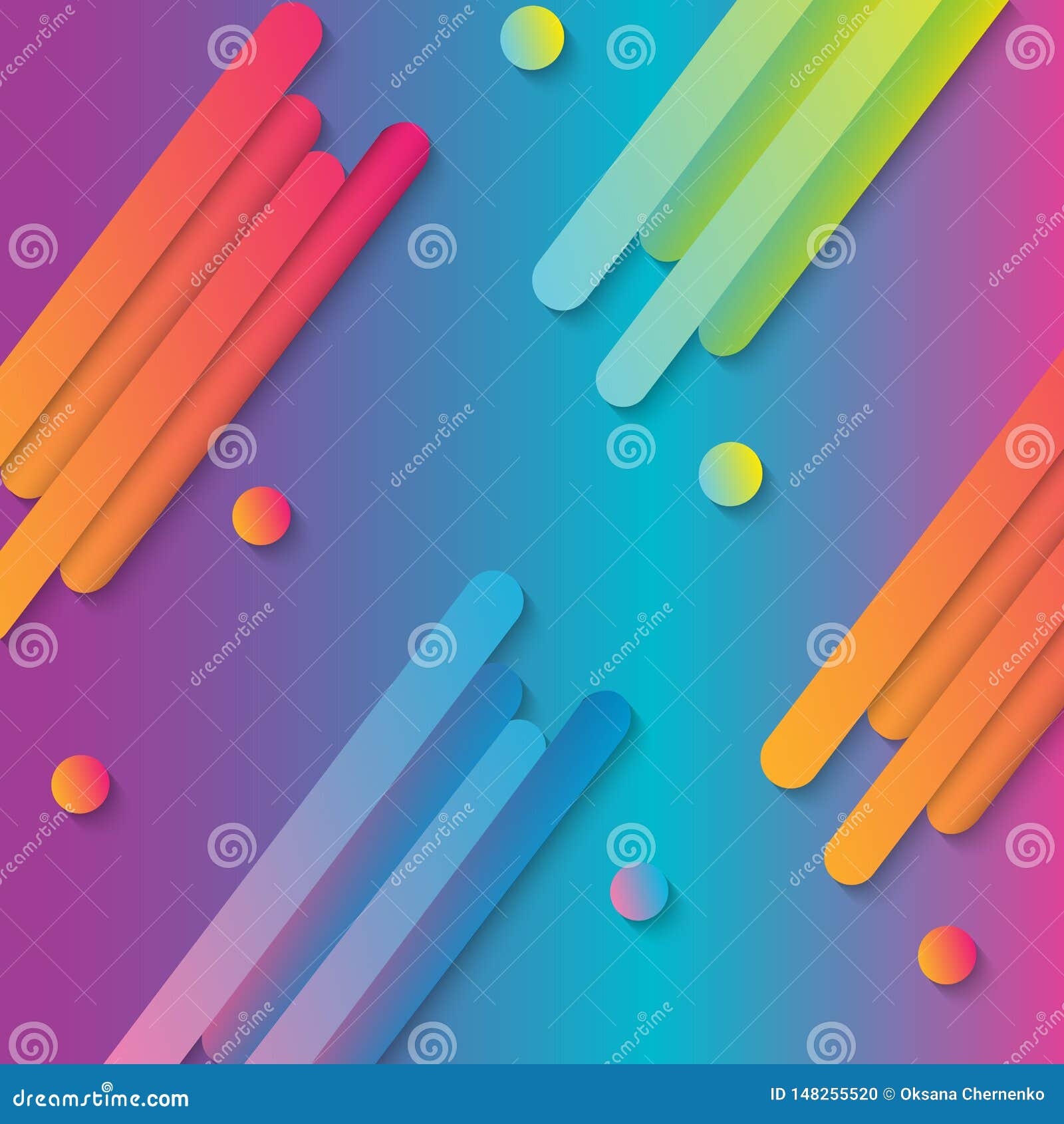 Soft Color Background. Modern Screen Vector Design for Mobile App Stock ...