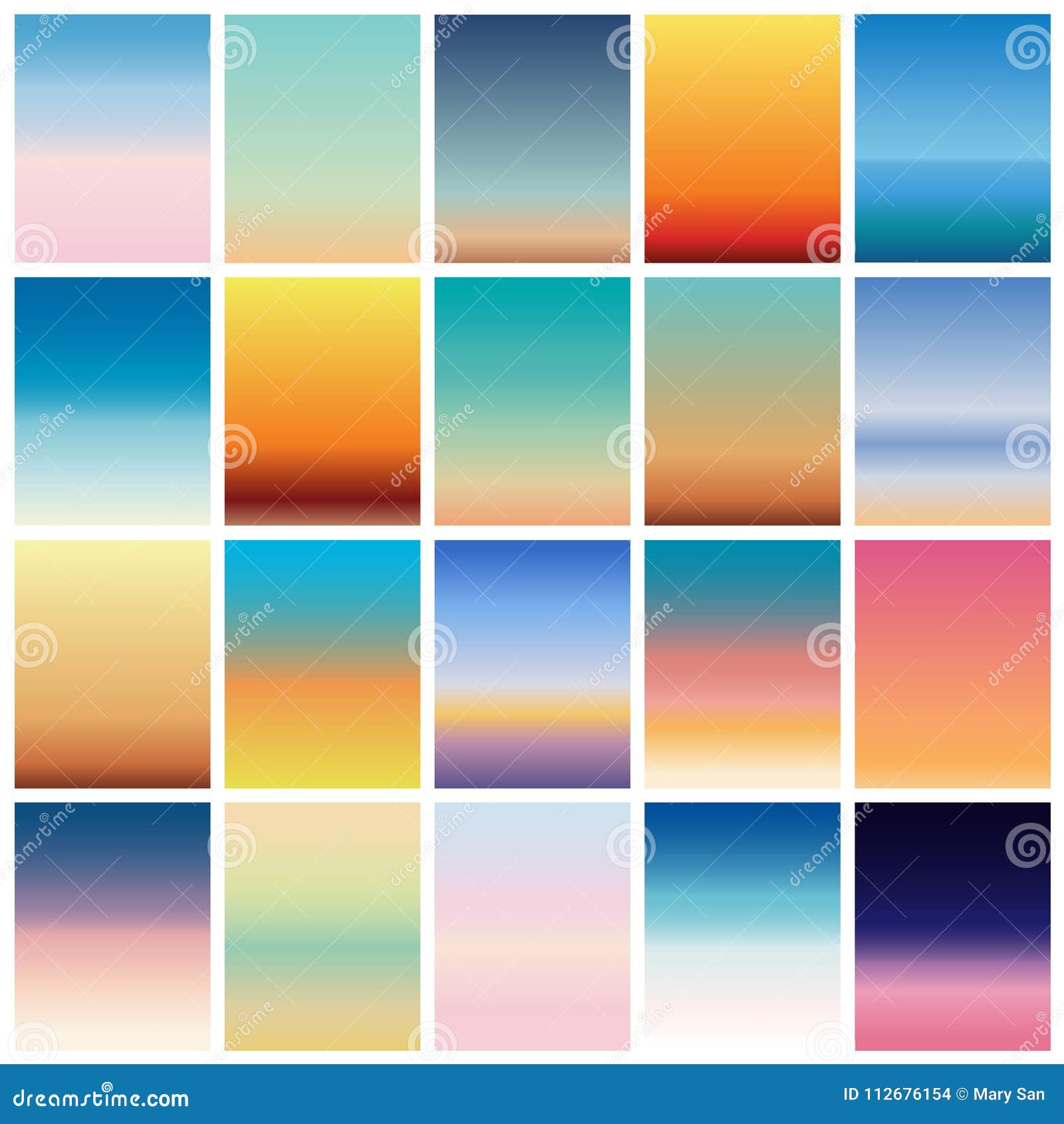 Soft Color Background. Modern Screen Vector Design for Mobile App. Soft ...