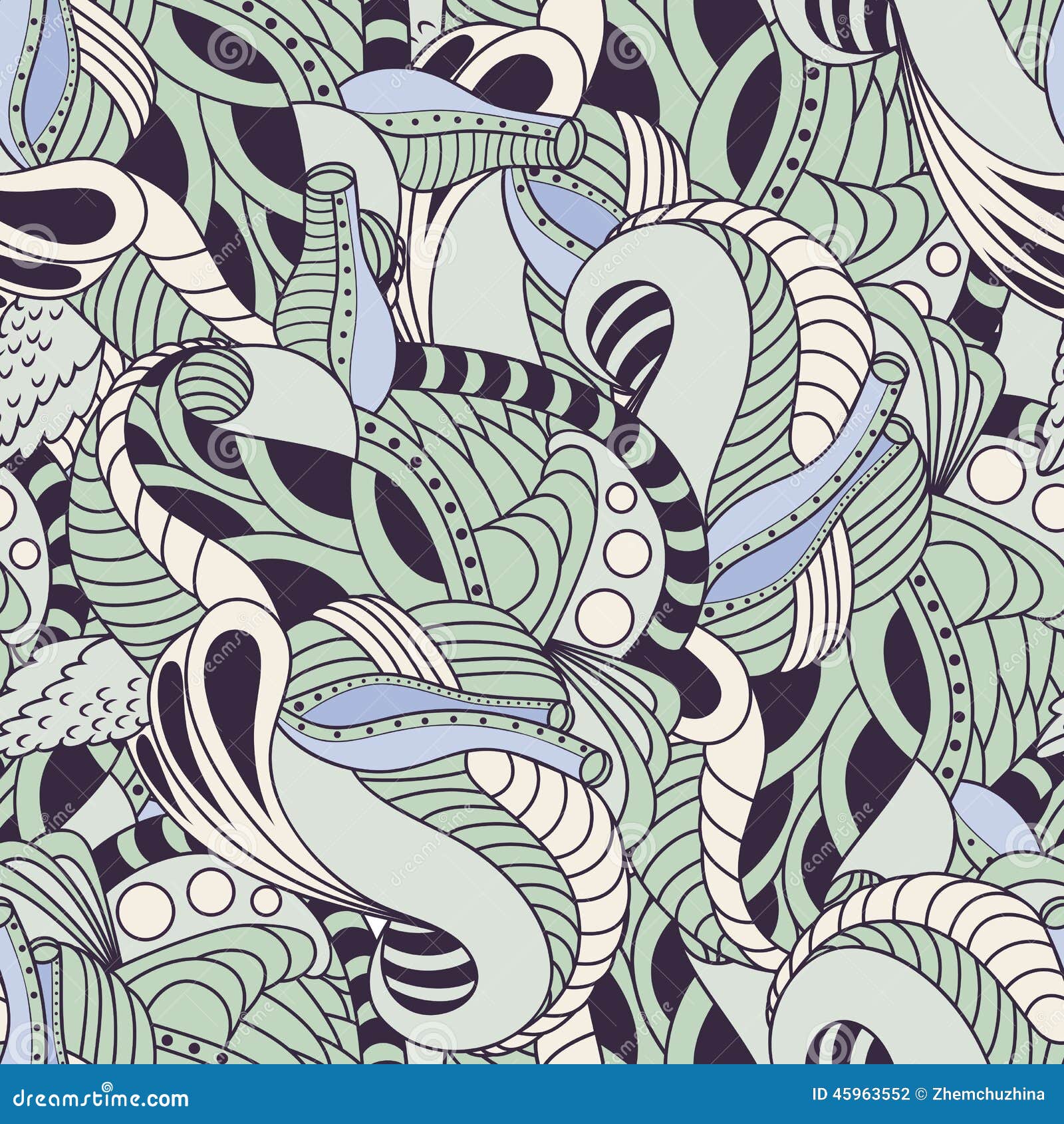 Soft Color Floral Seamless Pattern Stock Vector - Illustration of ...