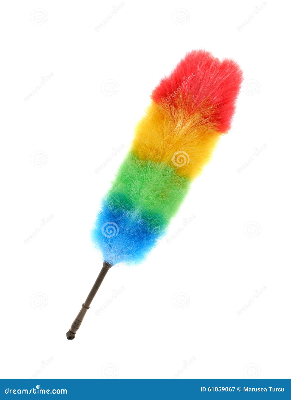 Soft Colorful Duster Isolated Stock Image - Image of brush, attractive ...