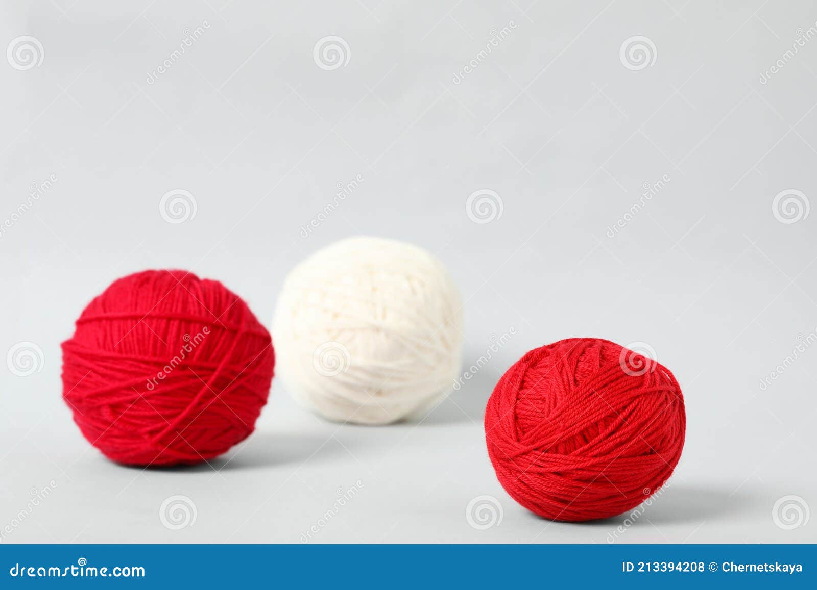 Soft Colorful Woolen Yarns on White Background Stock Photo - Image of ...
