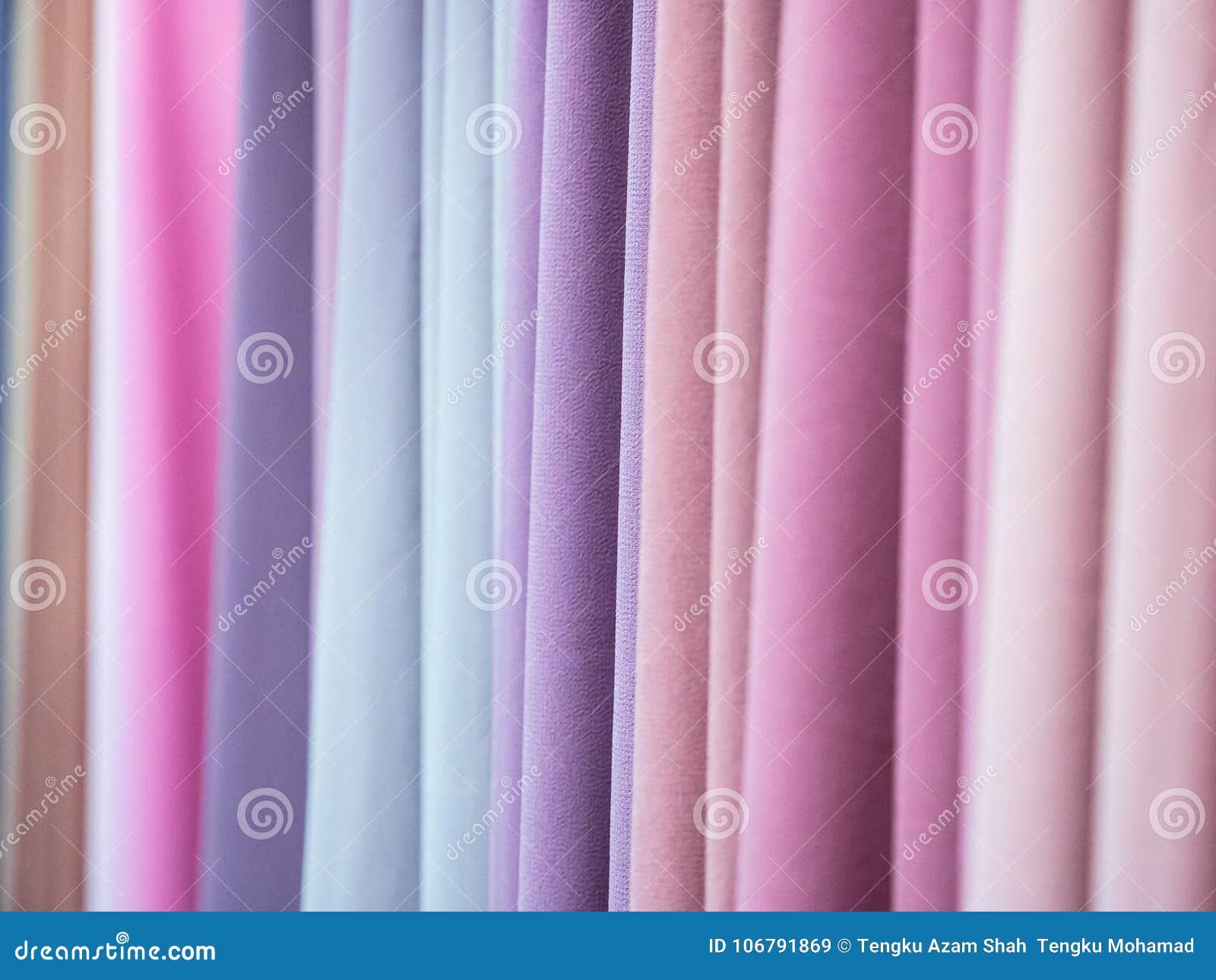 Soft Coloured Fabric on Display Stock Image - Image of coloured ...