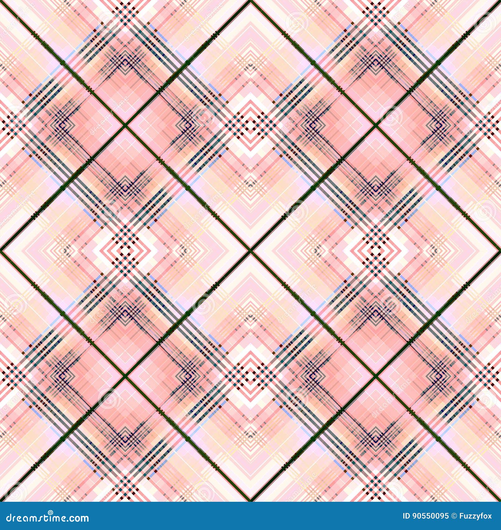 Pastel Checkered Mosaic Tiles - Soft Pink And Blue Wall Texture ...