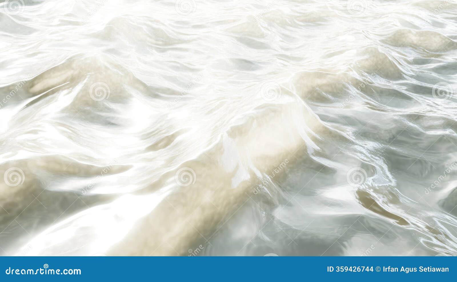 Soft Cream-Colored Water Waves Texture Background Stock Illustration ...