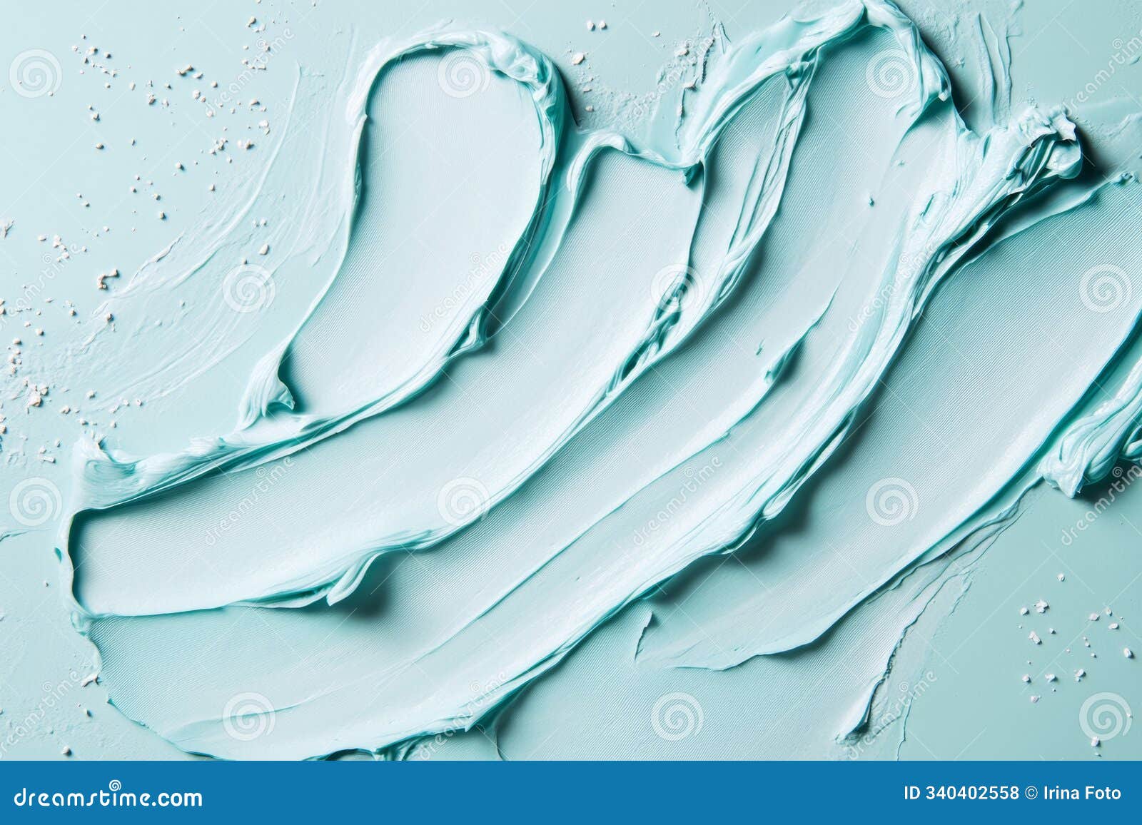 Soft Cream Texture Smeared Elegantly on a Pastel Blue Background ...