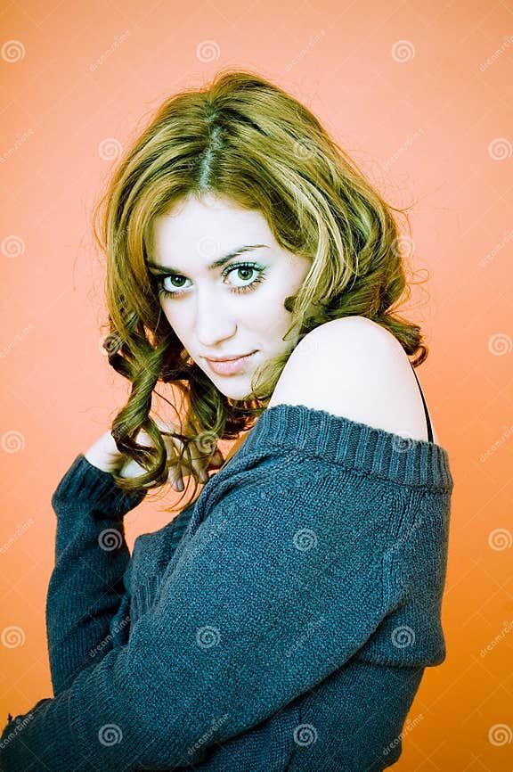 Soft and demure. stock image. Image of audacious, orange - 1862477