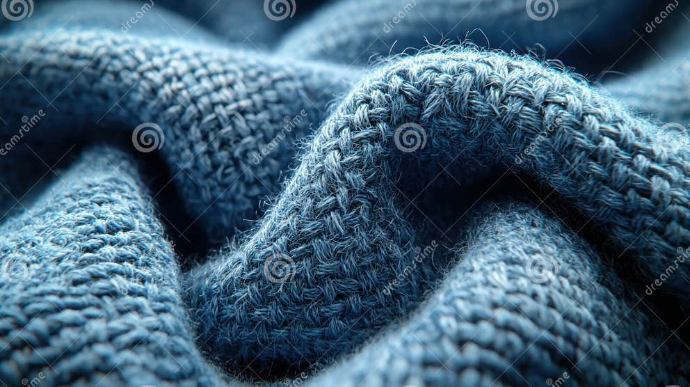 Soft Denim Texture in Light Blue Tones, Showcasing Intricate Weave ...