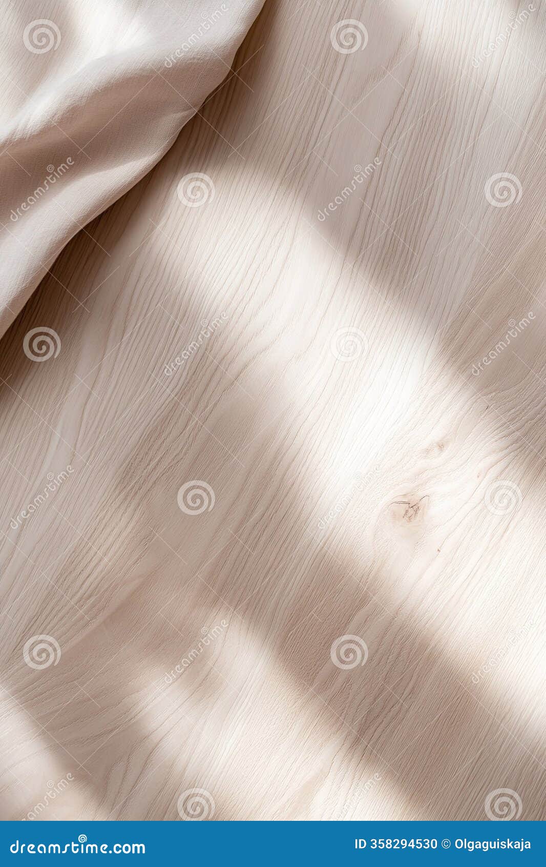 Soft, Diffused Warm Light Enhances the Smooth Light Oak Wood Texture ...