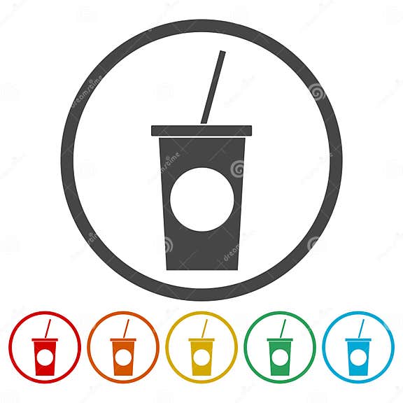 Soft drink sticker set stock vector. Illustration of bottle - 140903907