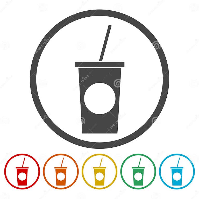 Soft drink sticker set stock vector. Illustration of bottle - 140903907