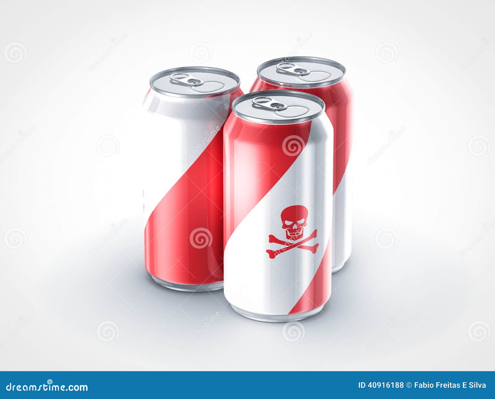 Soft Drinks are Poison for Health Stock Illustration - Illustration of ...