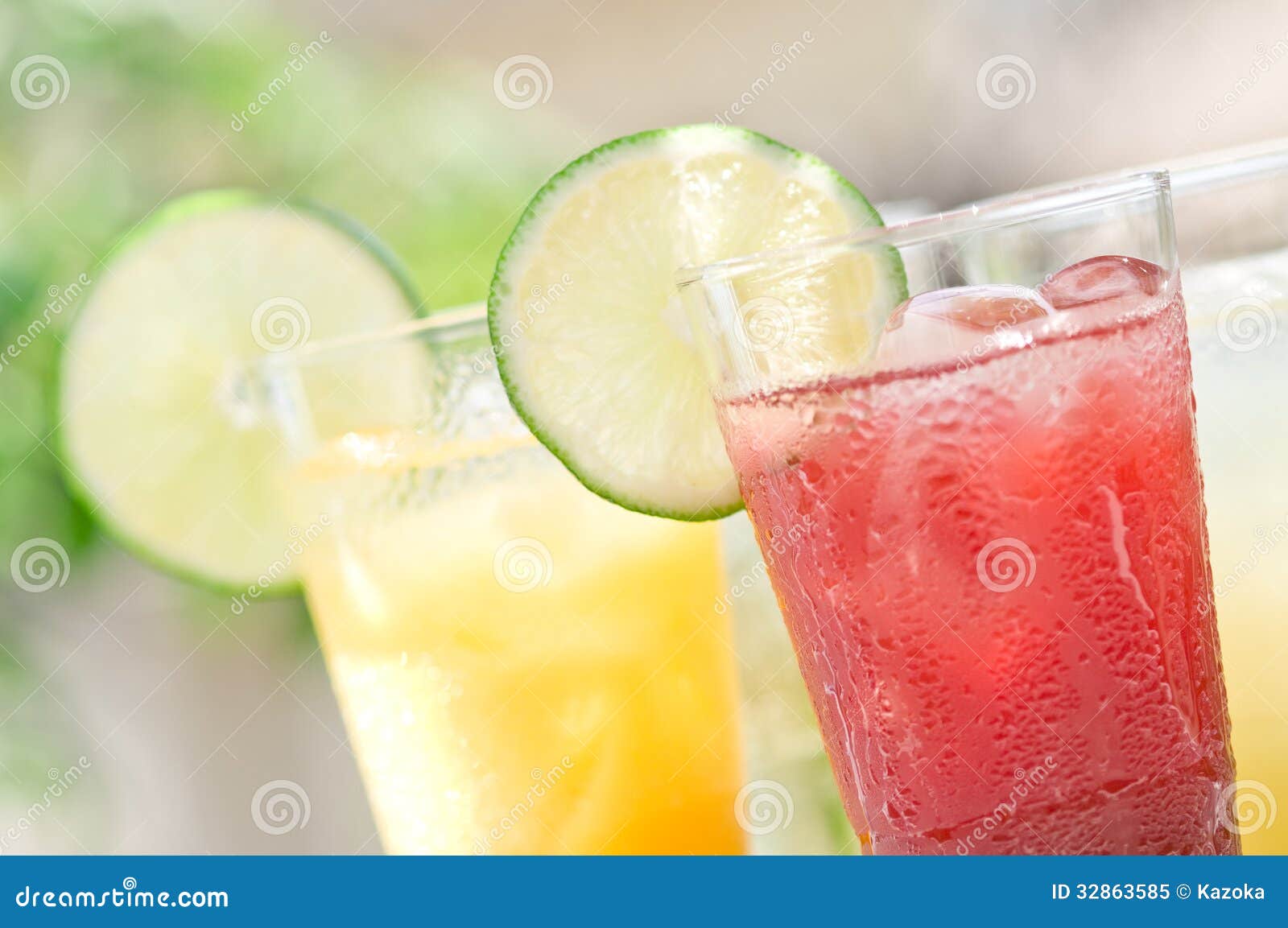 Soft drinks stock image. Image of food, juices, shade - 32863585