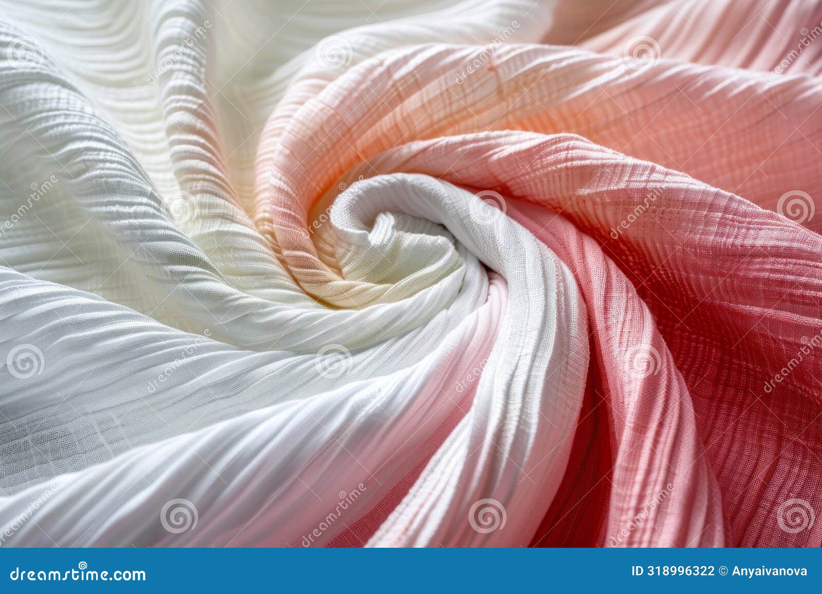 Soft, Elegant Waves of White and Pink Flowing Fabric Texture Close-Up ...