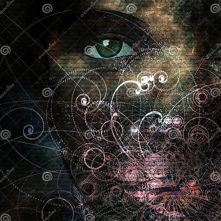 Soft emanations stock illustration. Illustration of human - 48596042