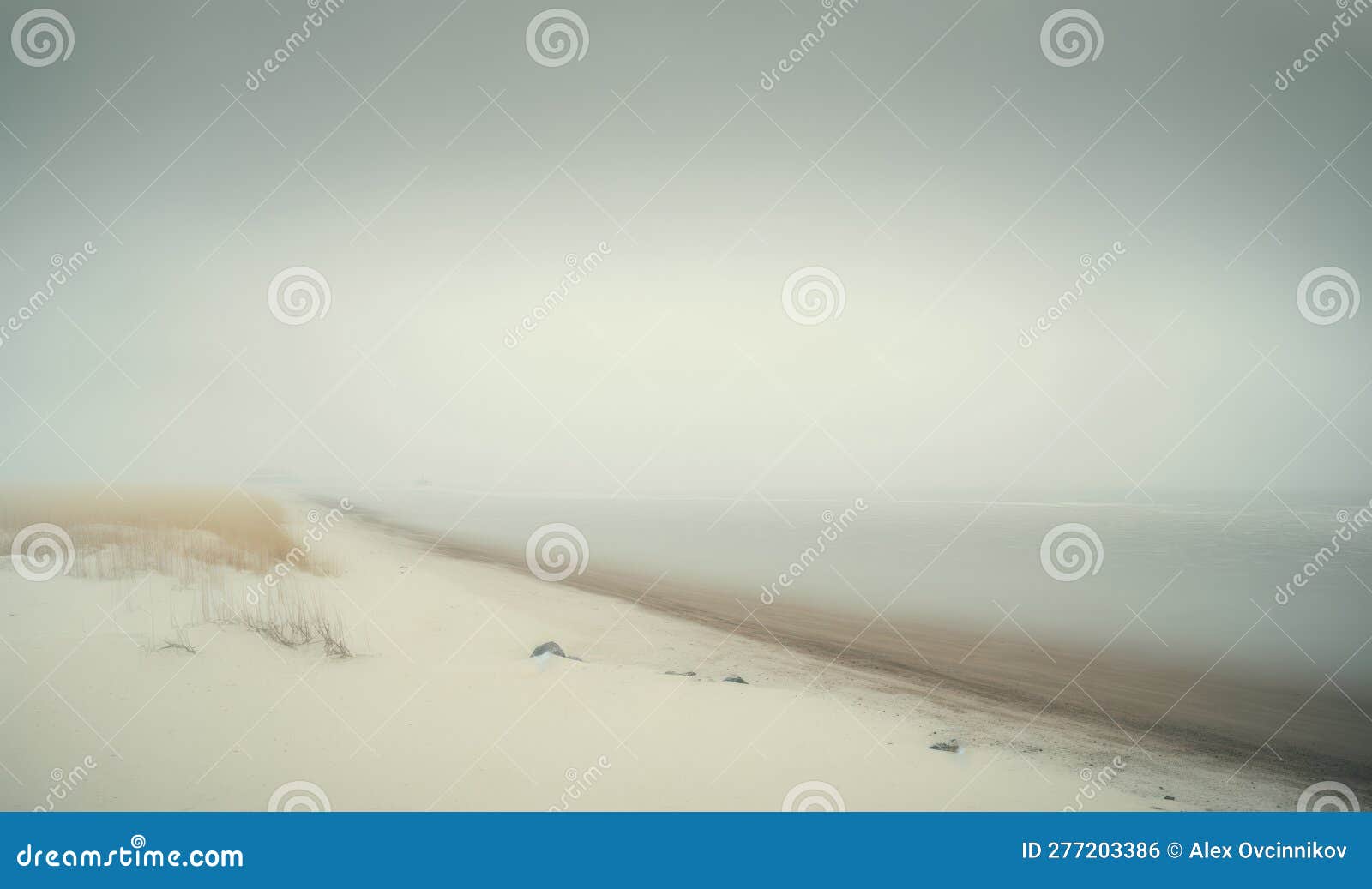 Soft Ethereal Baltic Sea Mist As a Dreamy Background for Design ...