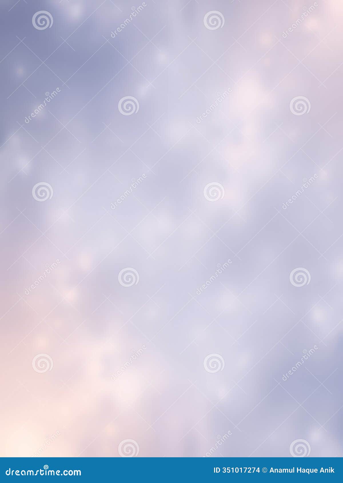 Soft Ethereal Clouds Create a Dreamy Sky Stock Illustration ...
