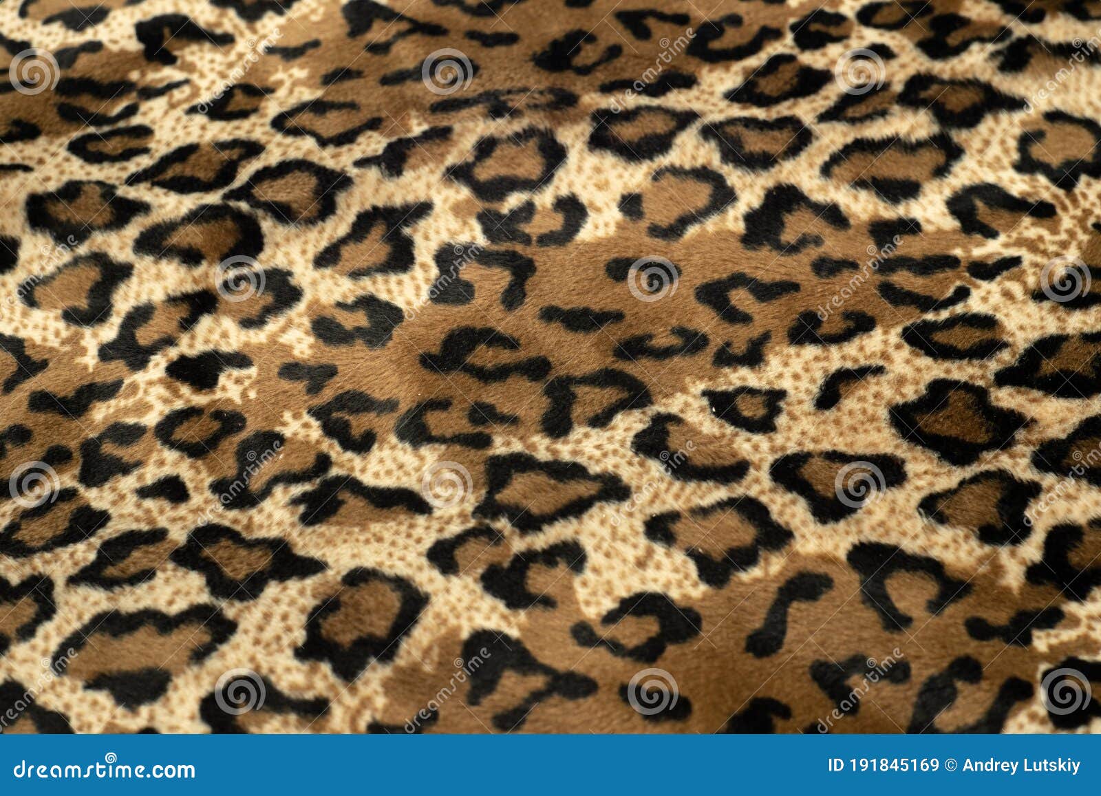 Soft Fabric Texture with Leopard Spots Stock Illustration ...