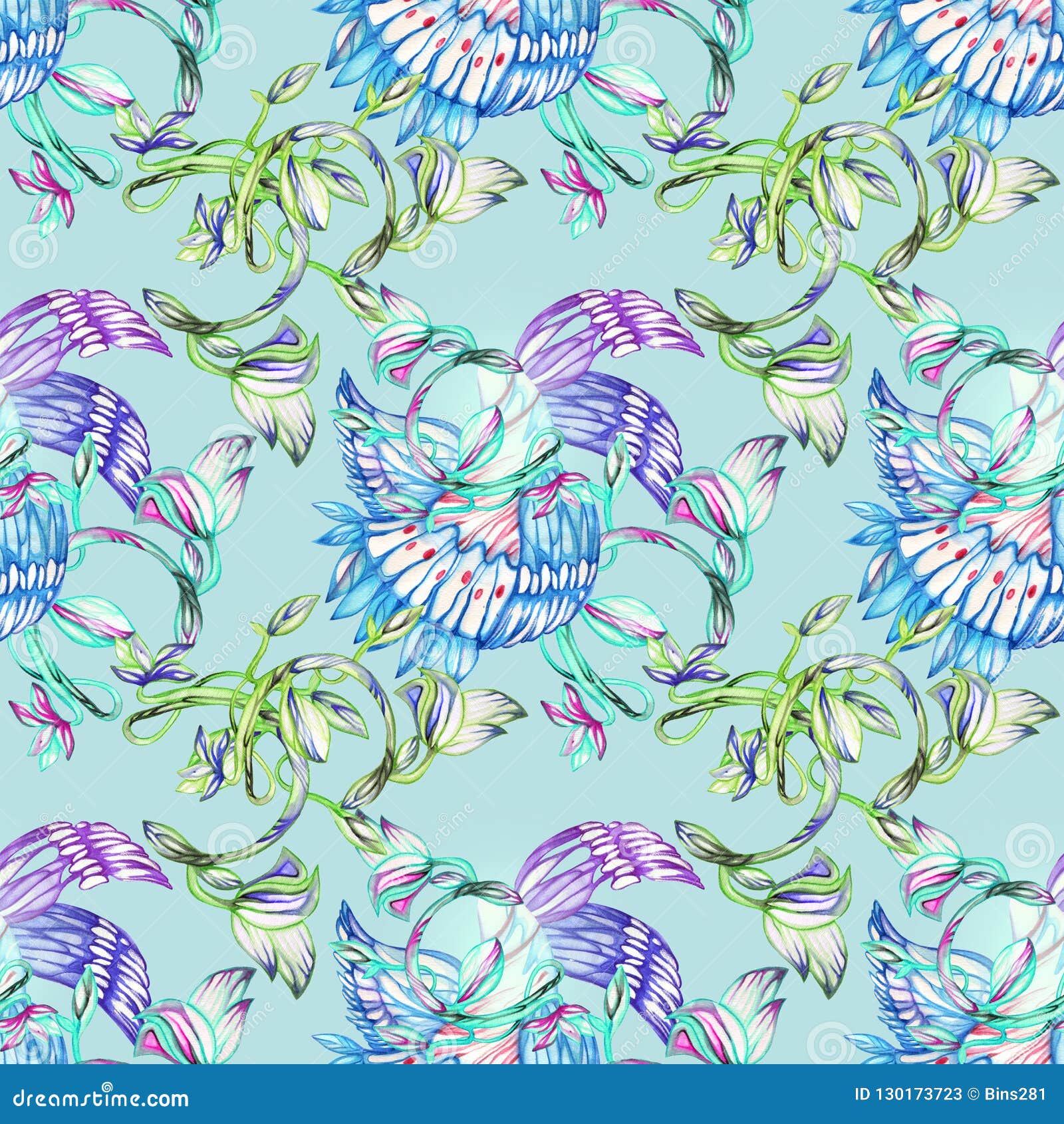 Soft fantastic pattern stock illustration. Illustration of fabric ...