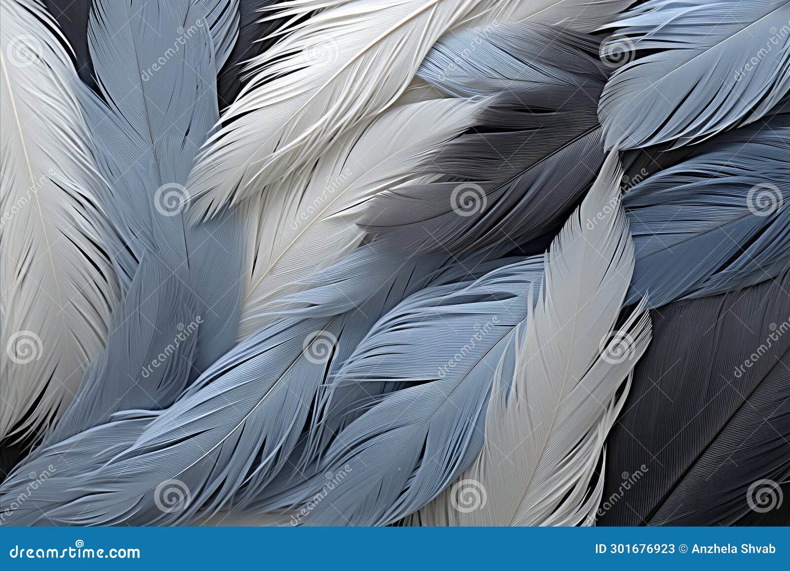 Soft Feather Texture. Serene Rhythms in a Delicate Background for ...