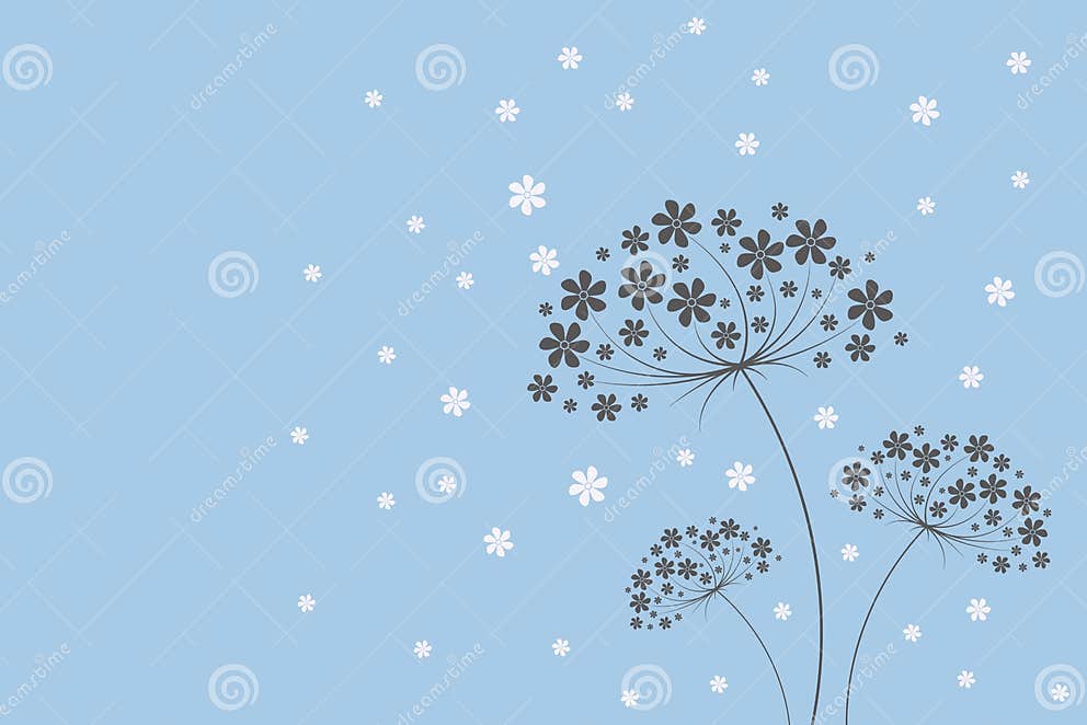 Soft flowers stock vector. Illustration of decorative - 52489280
