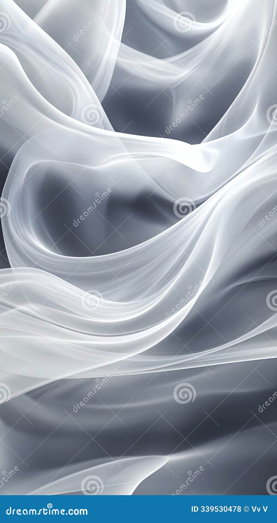 Soft Flowing Abstract White Fabric Textures Stock Photo - Image of ...