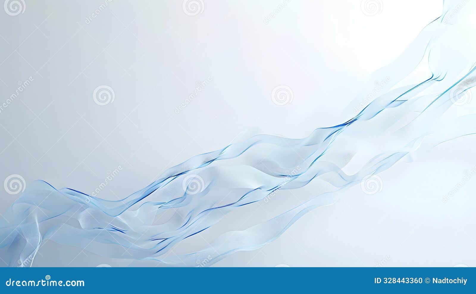 Abstract Light Blue Fluid Wave on White Background Stock Photo - Image ...