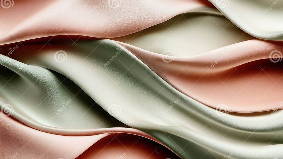 Soft, Flowing Fabric in Pastel Colors, Creating an Elegant and Textured ...