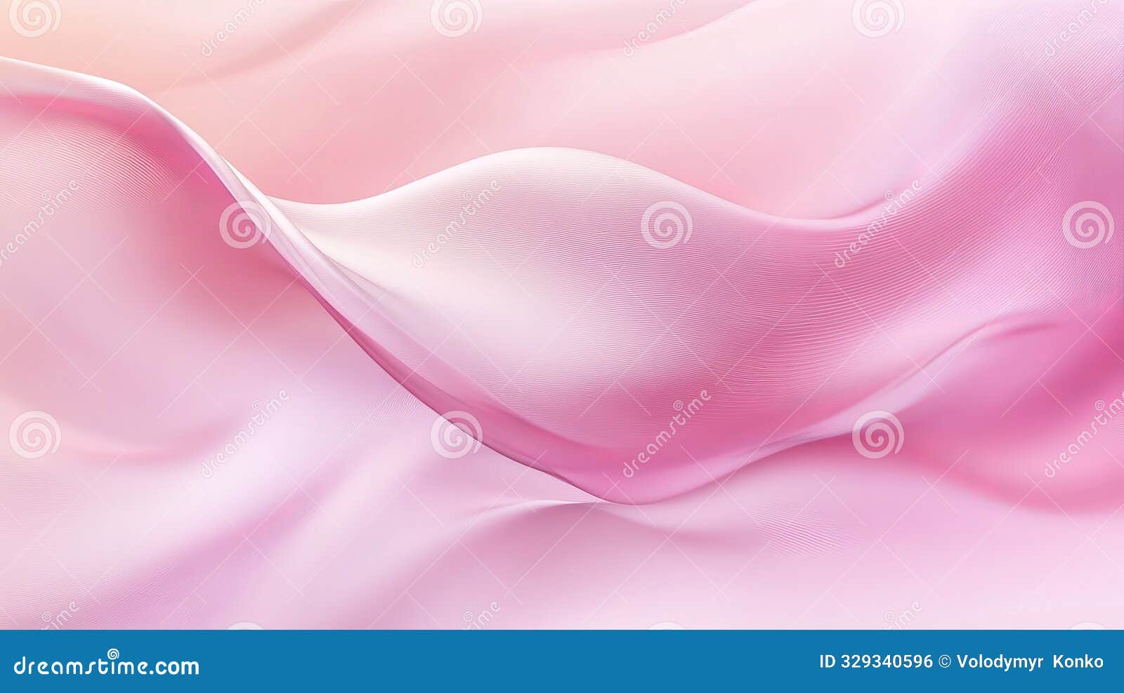 Soft Flowing Pink Fabric Waves, Abstract Background. Elegant and Gentle ...