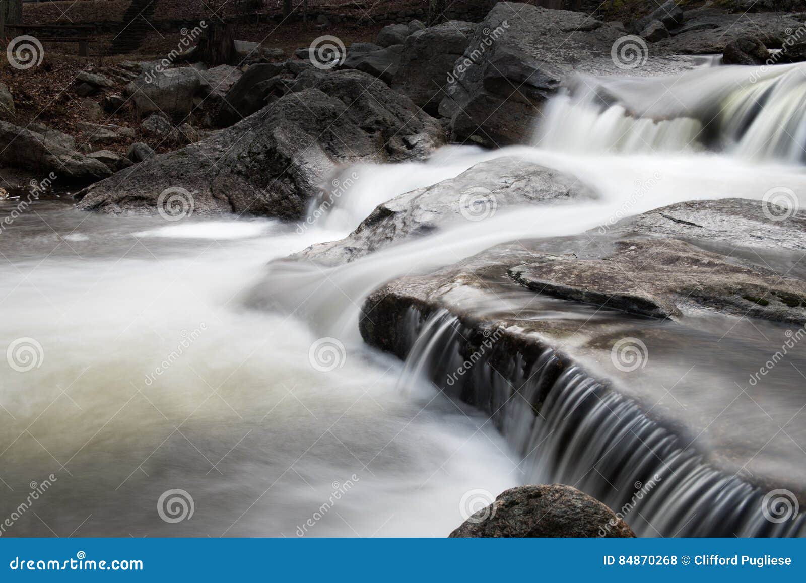 Flowing Stream stock photo. Image of blur, exposure, stream - 84870268