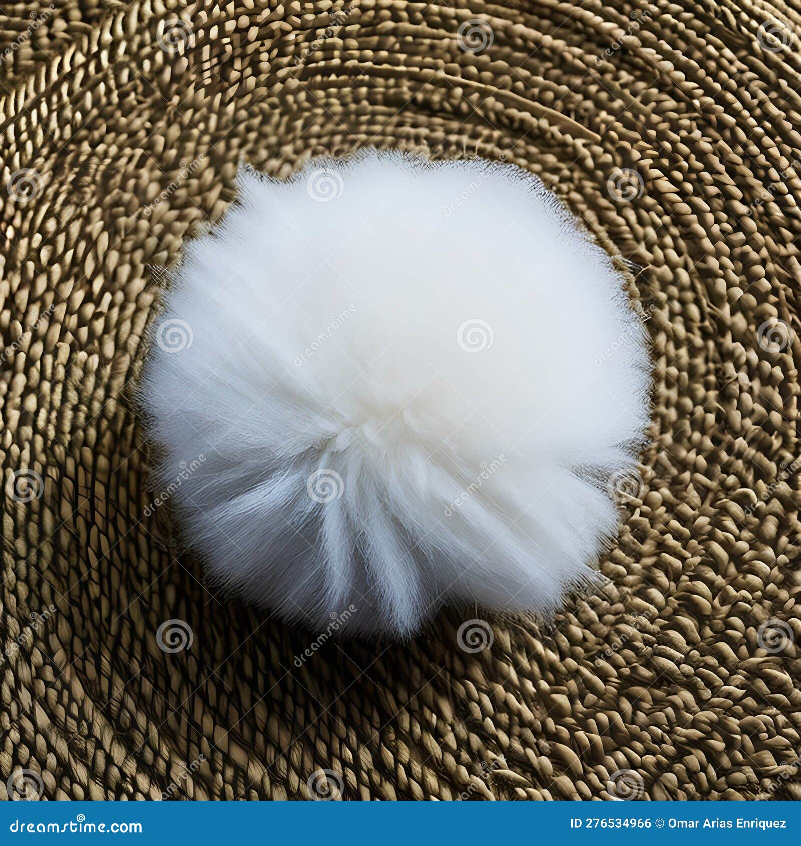 A Soft and Fluffy Interpretation of a Cotton Ball, with Textured and ...