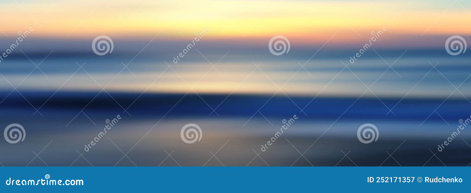 Soft Focus Abstract Blur Sunset Nature Horizontal Long Background Stock ...