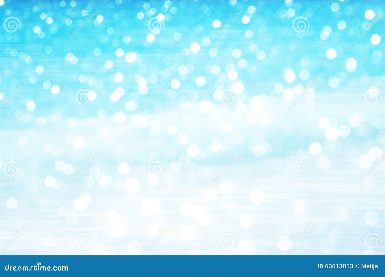 Soft Focus Bokeh Light Effects Over a Rippled, Blue Water Stock Image ...