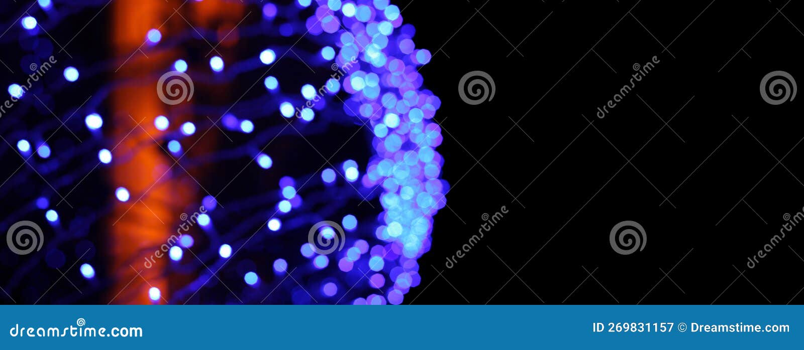 Soft Focus Blur Night Abstract Blinking Illumination Horizontal Copy ...