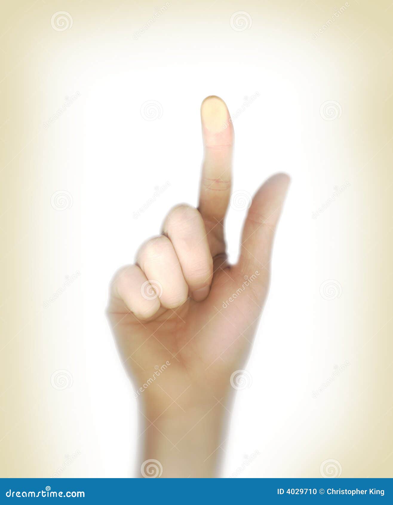 Soft Focus Hand Pressing the Screen Stock Photo - Image of intelligence ...