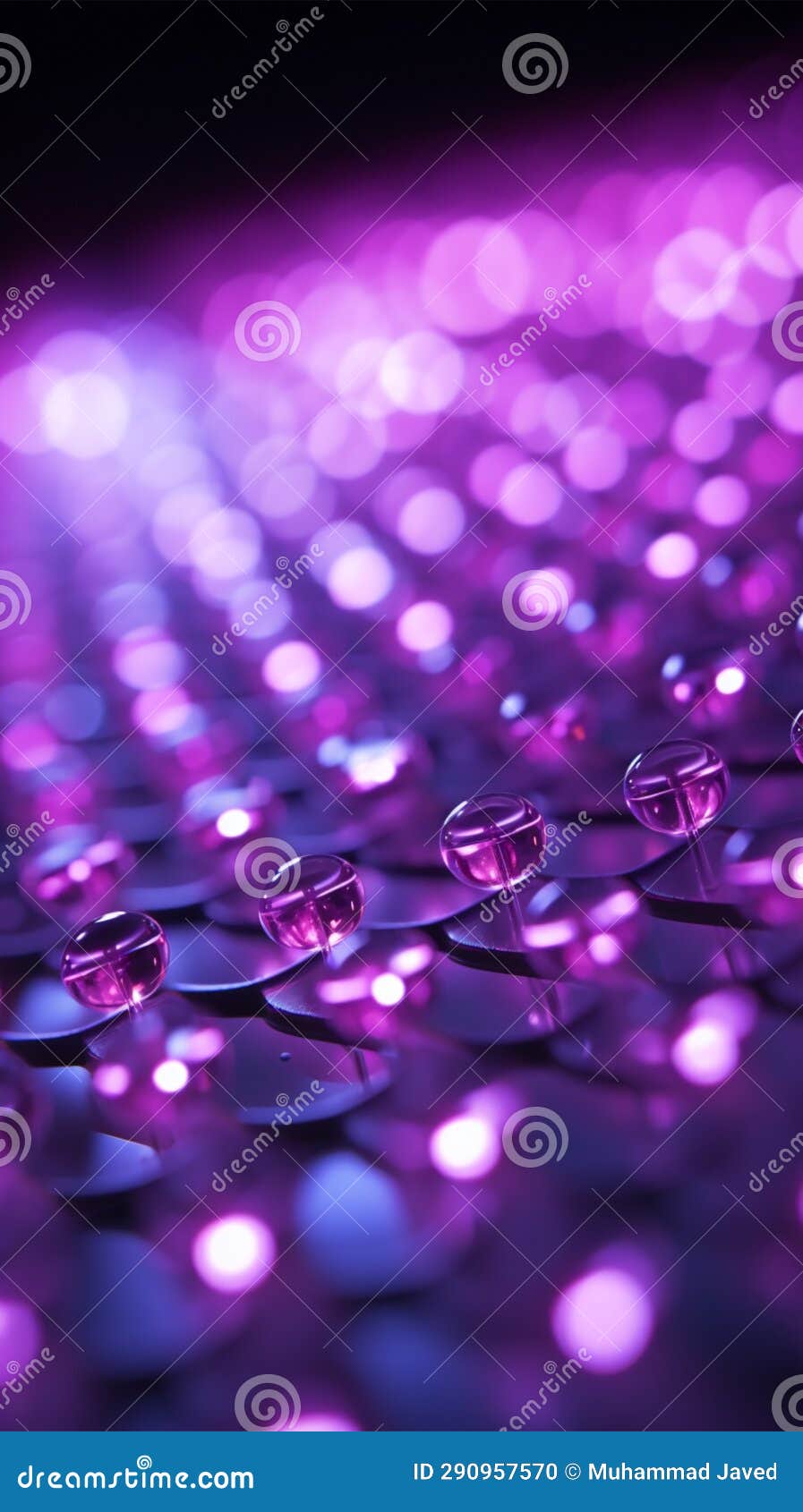 Soft Focus Purple and Pink LED Background Stock Illustration ...