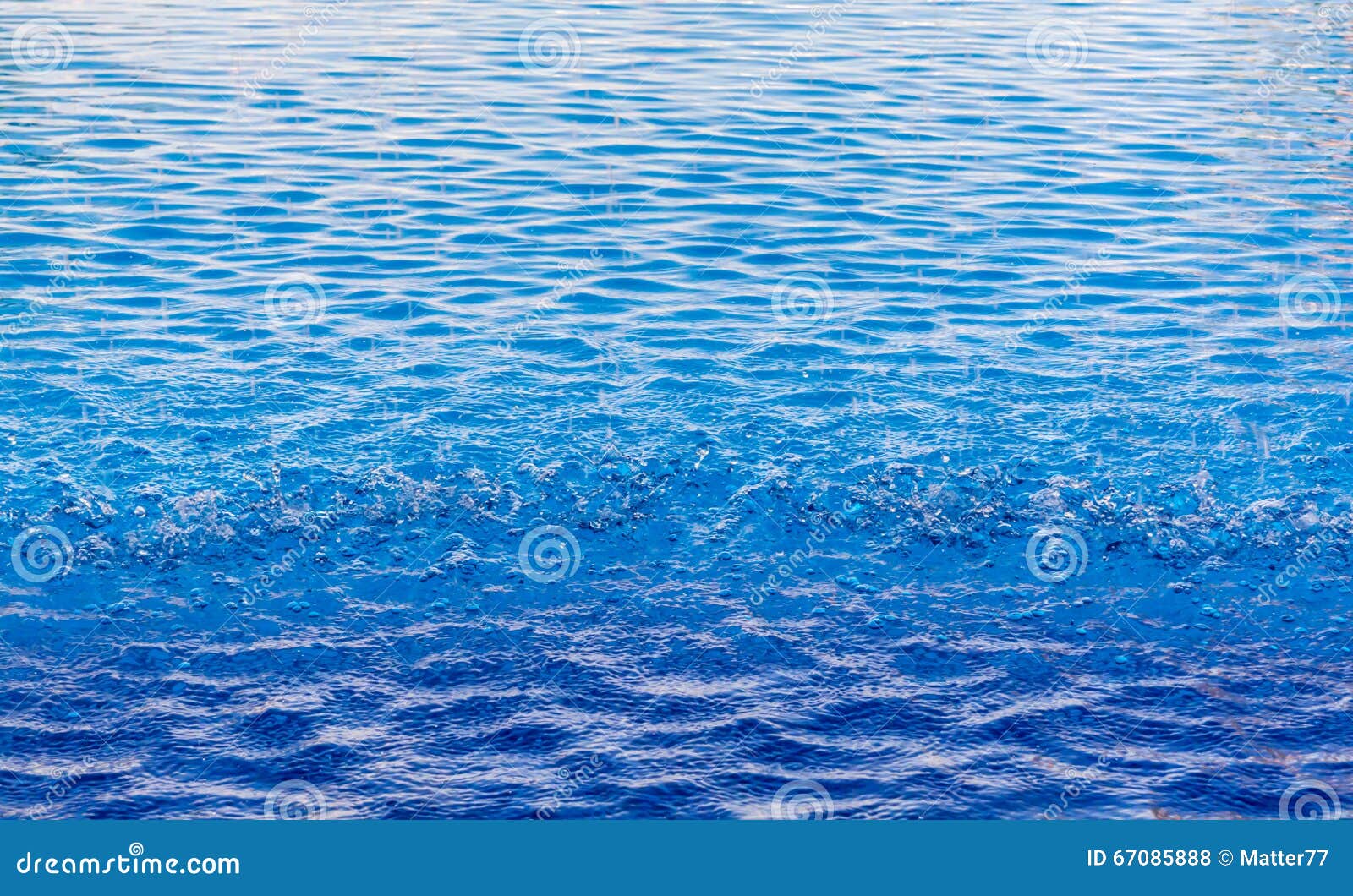 Soft Focus Water Drop in Swimming Pool Stock Photo - Image of surface ...