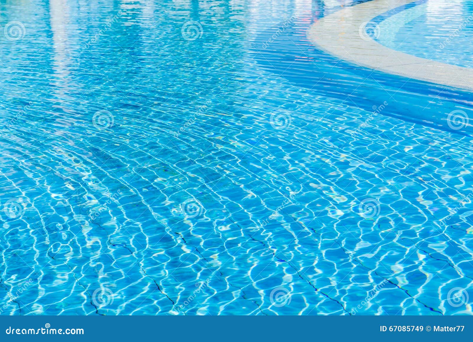 Soft Focus Water Surface, Sun Light Reflect Stock Image - Image of pool ...