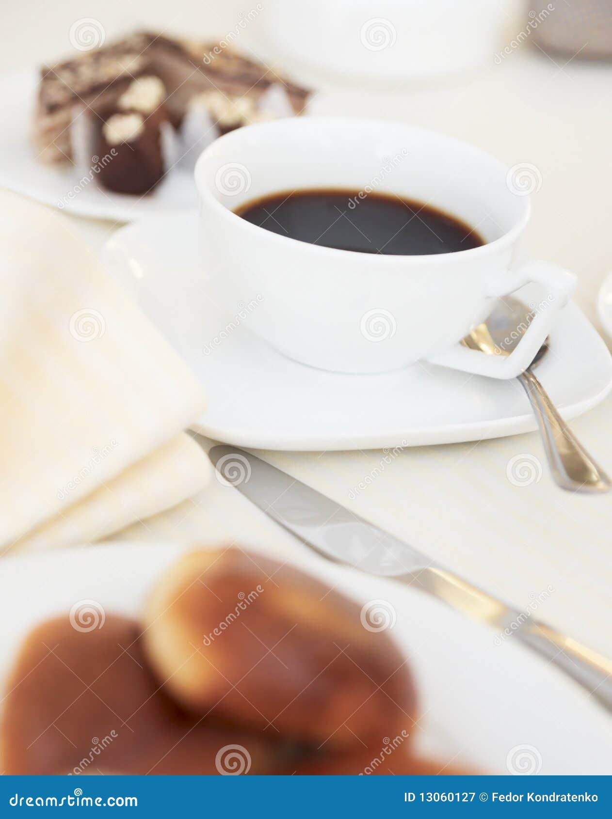 Soft-focused Cup of Morning Black Coffee Stock Image - Image of fresh ...
