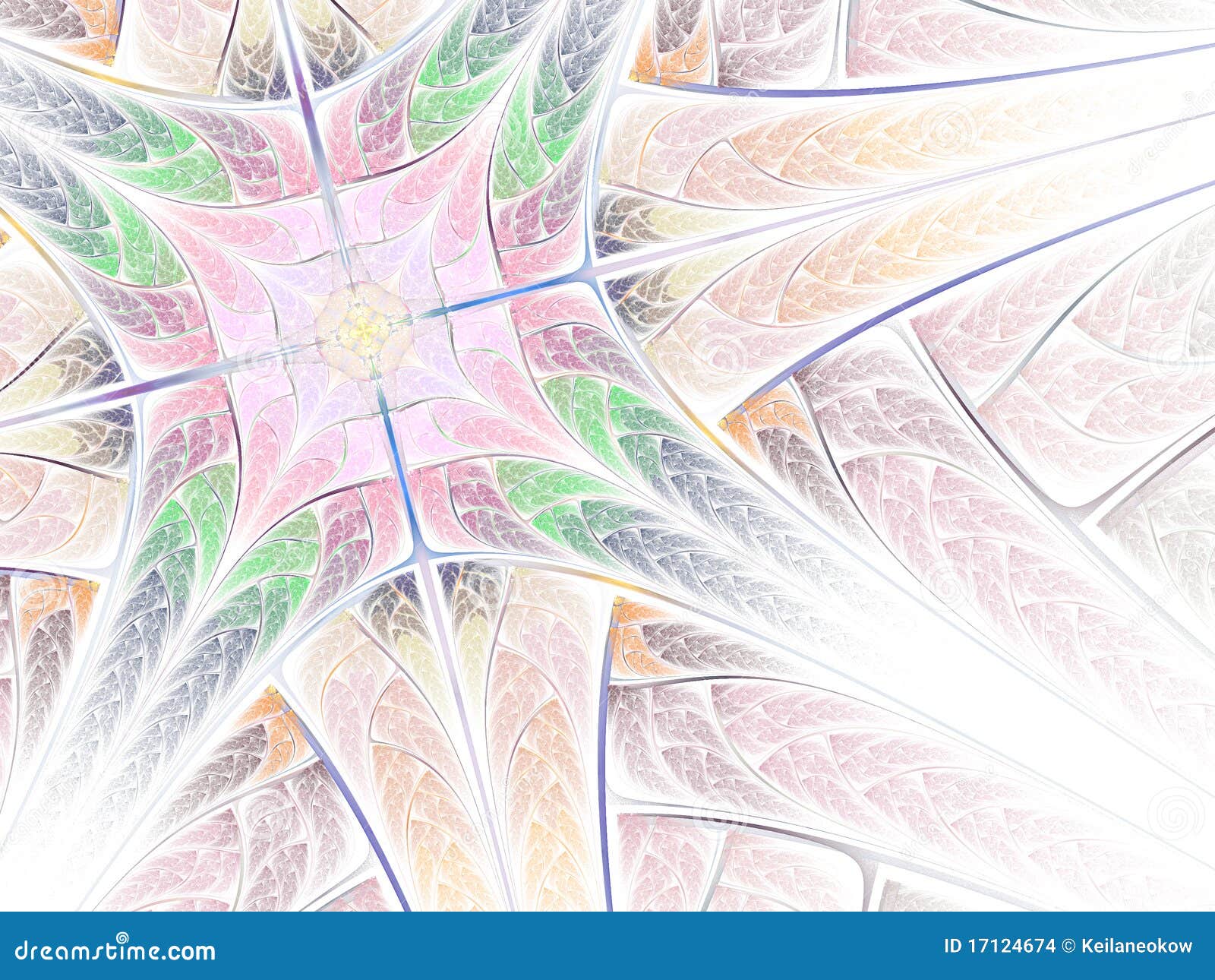 Soft fractal pattern stock illustration. Illustration of fantasy - 17124674