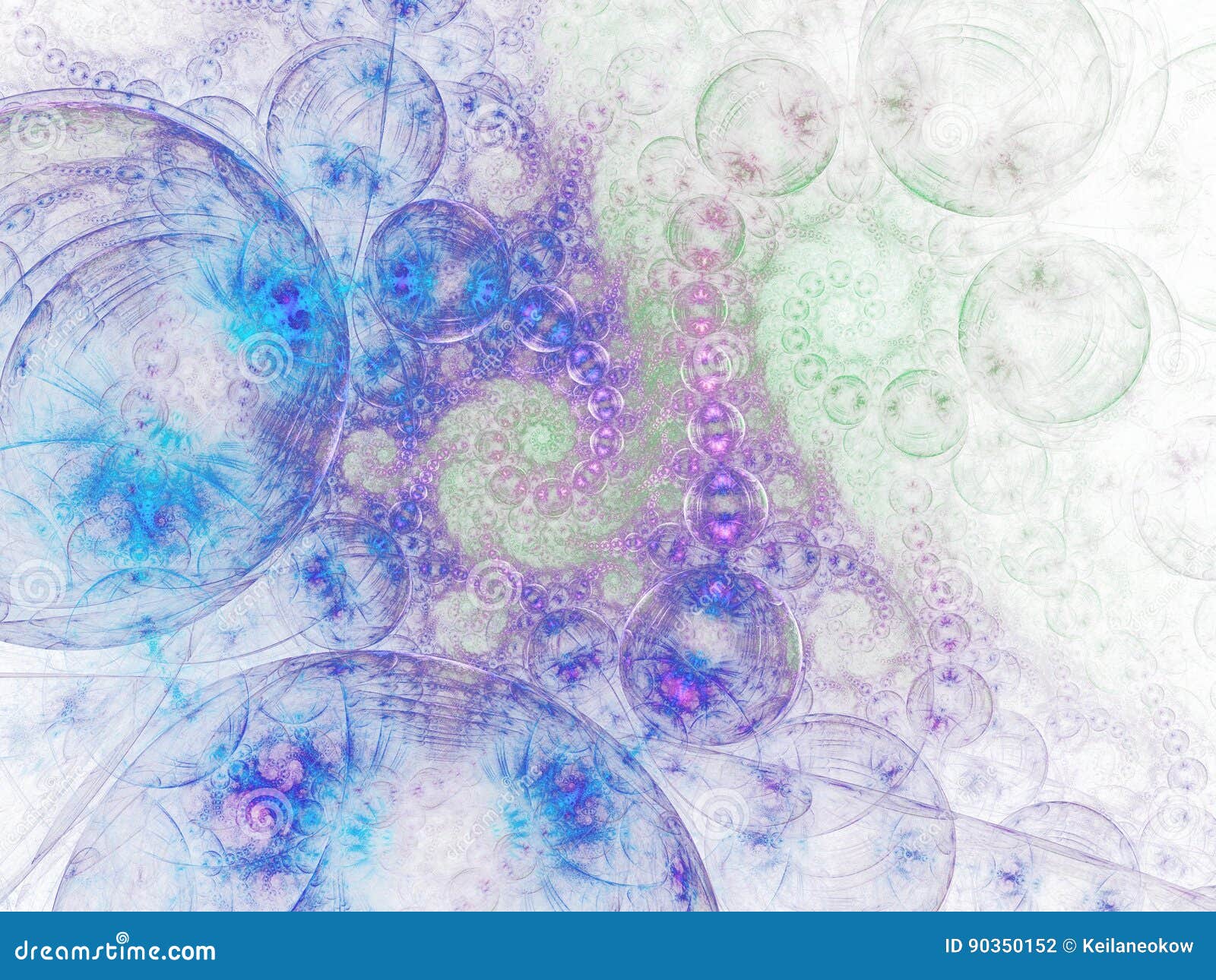 Soft Fractal Swirly Texture Stock Illustration - Illustration of design ...