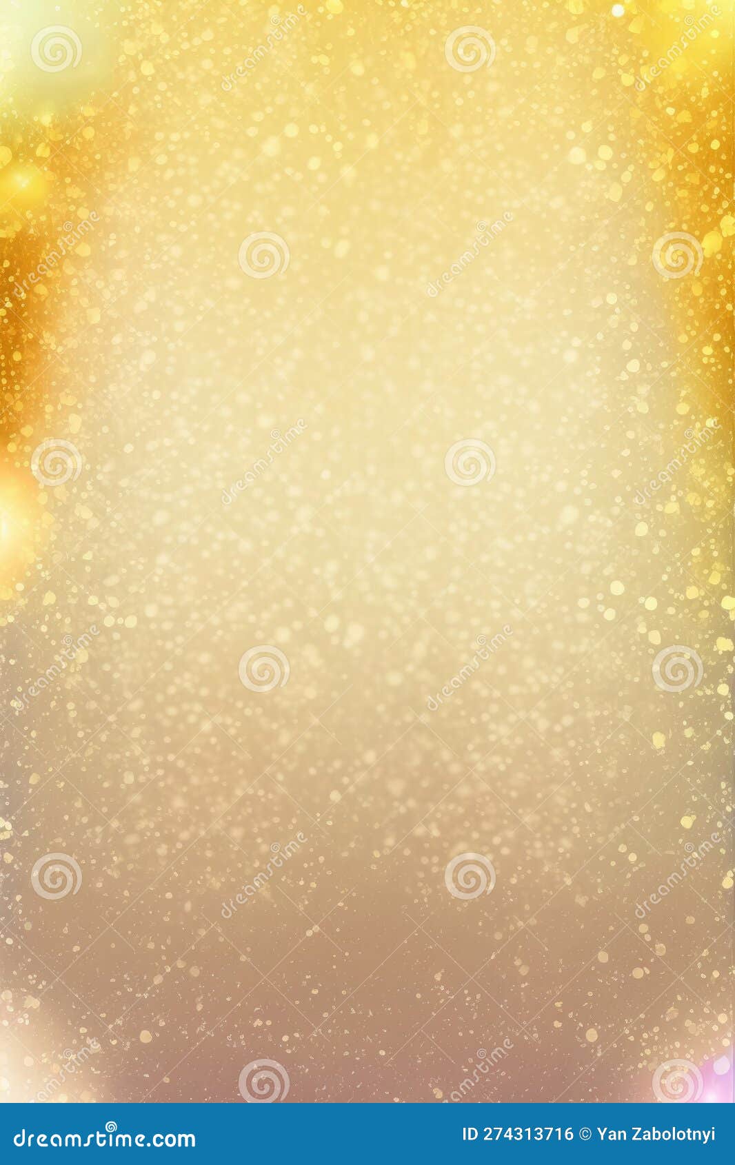 Soft Gold Background Glitter Silhouettes Vertical Mobile Postcard ...