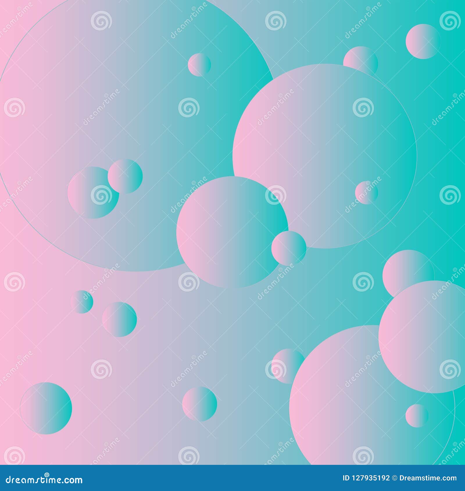 Soft Gradient Circles Background Stock Illustration - Illustration of ...