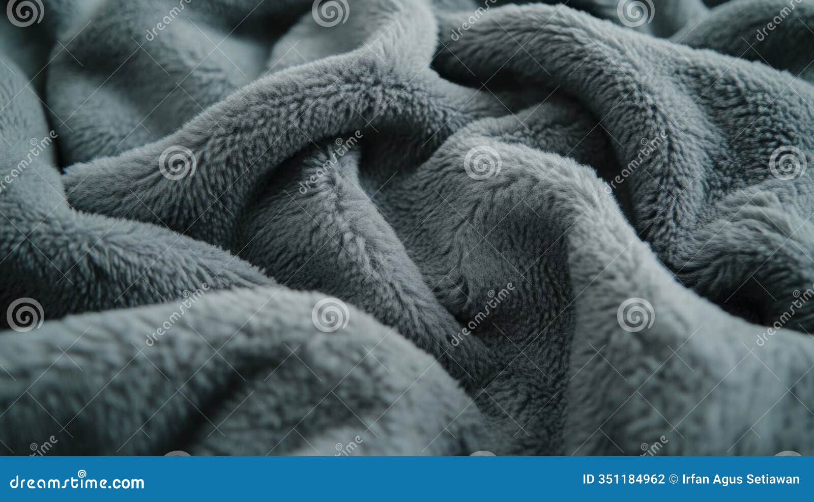 Soft Grey Fur Blanket Texture Close Up Stock Illustration ...