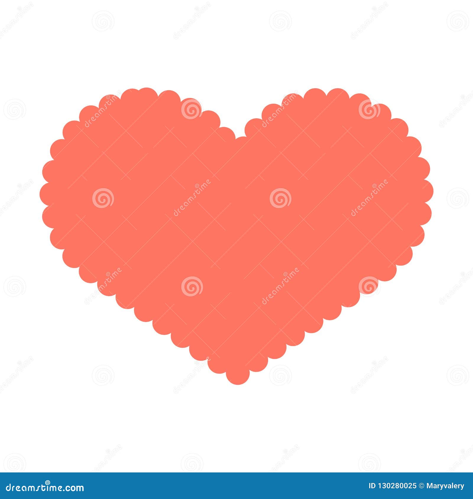 Soft Heart. Fluffy love stock vector. Illustration of isolated - 130280025