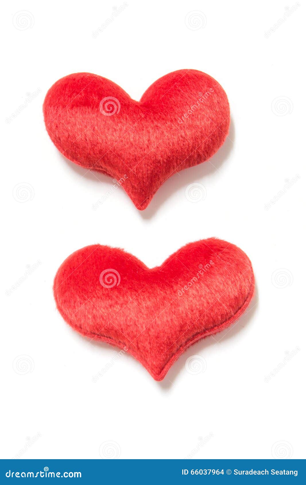 Soft Heart Isolate on White Background Stock Photo - Image of romance ...