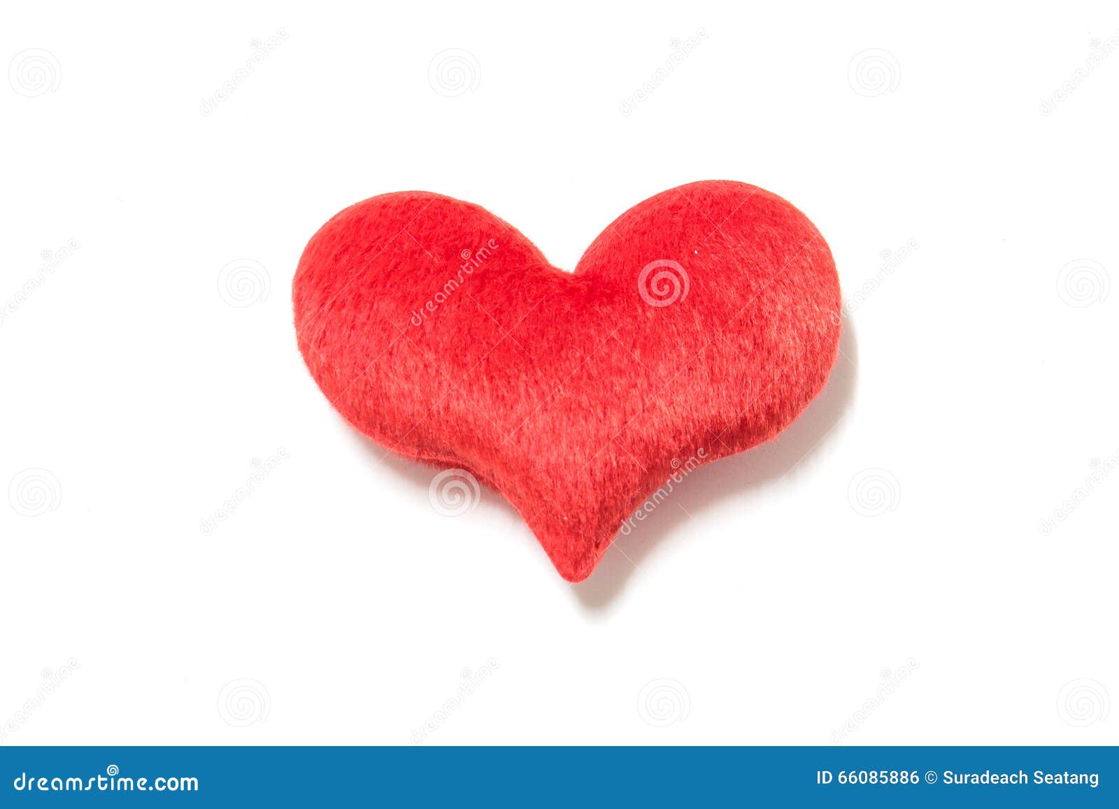 Soft Heart Isolate on White Background Stock Photo - Image of ...