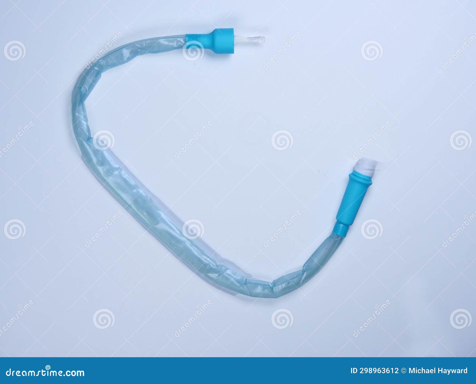 Soft Intermittent Catheter in Ready To Use Position Stock Photo - Image ...
