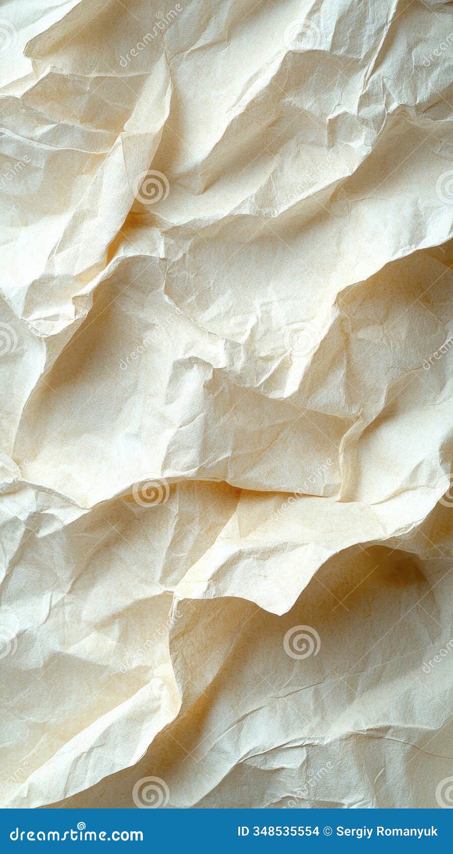 Soft Ivory Crumpled Paper Texture Creating a Warm and Elegant ...